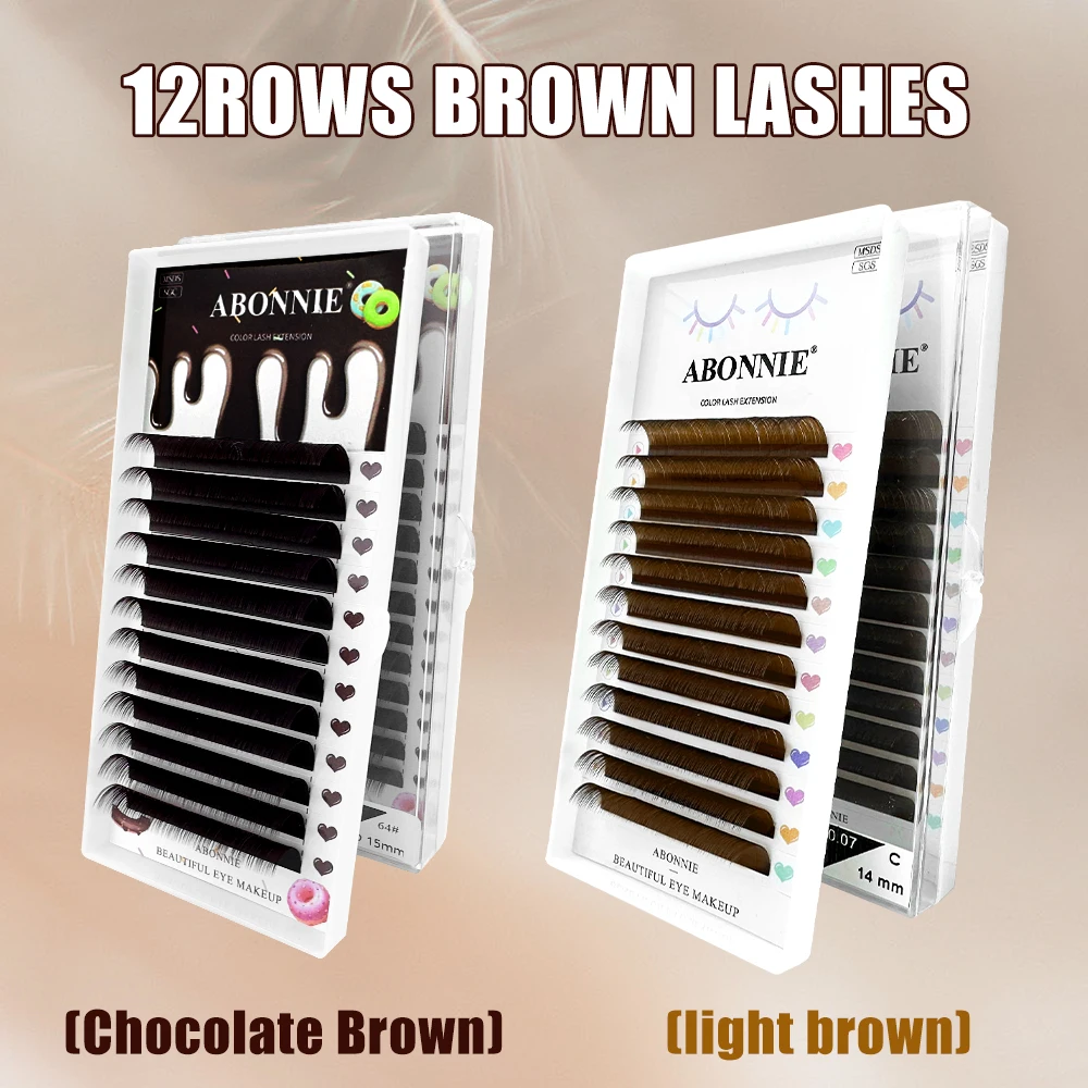 Abonnie-Chocolate-Dark-Brown-Individual-Eyelash-Extension-8-15mm-Brown ...