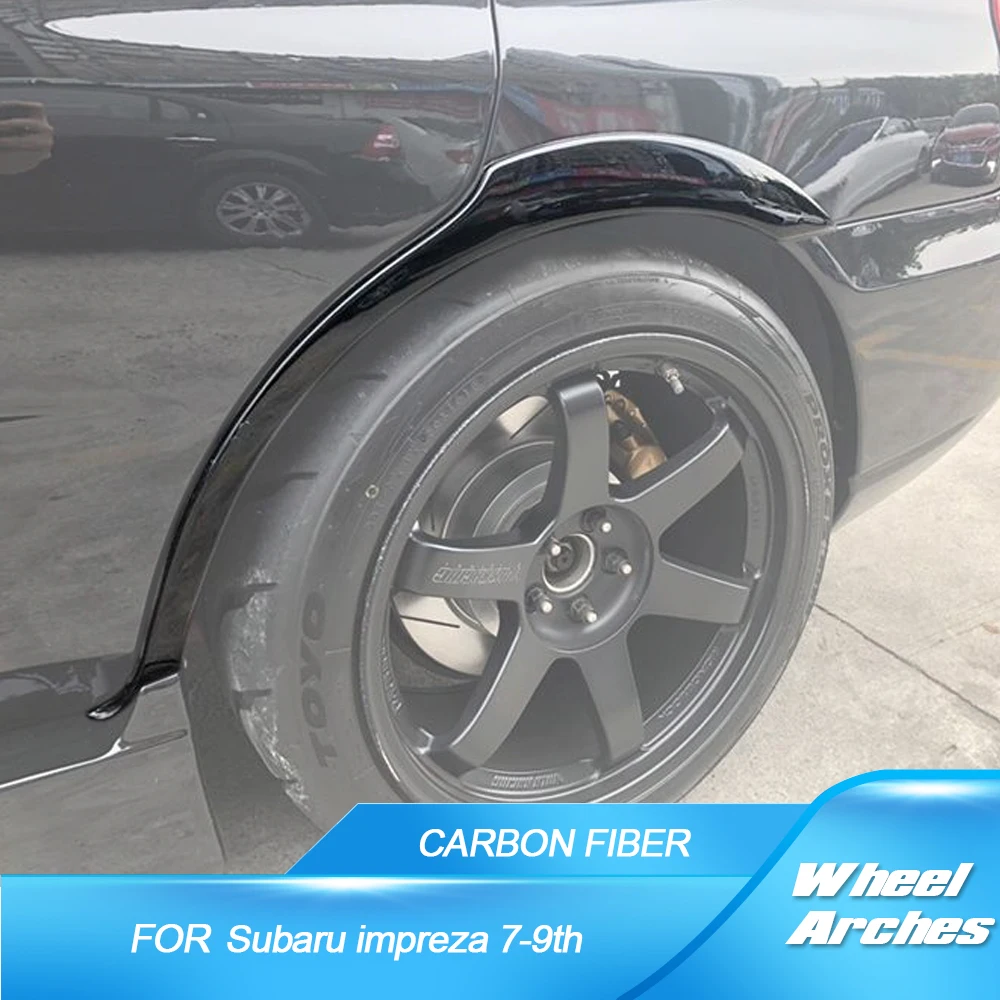 PU-Mouldings-Kit-Side-Wheel-Arch-Fender-Flares-Trims-for-Subaru-Impreza ...