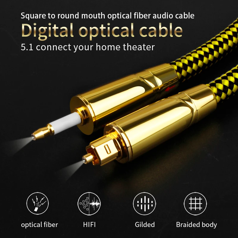YYTCG Digital Optical Audio Cables Hi end Digital Audio Video Cables 0 ...