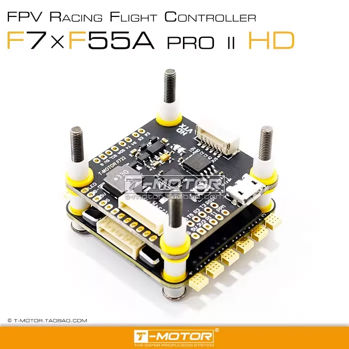 T-MOTOR-F7-F55A-Pro-II-30x30-Stack-HD-3-6S-4in1-Flight-Controller-FC ...