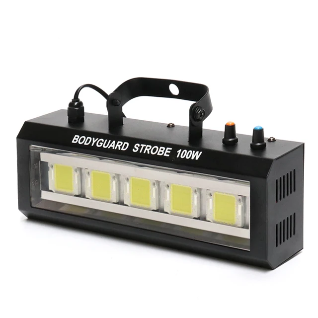 100W LED Strobe light Sound/Adjustable speed/Auto Control LED White ...