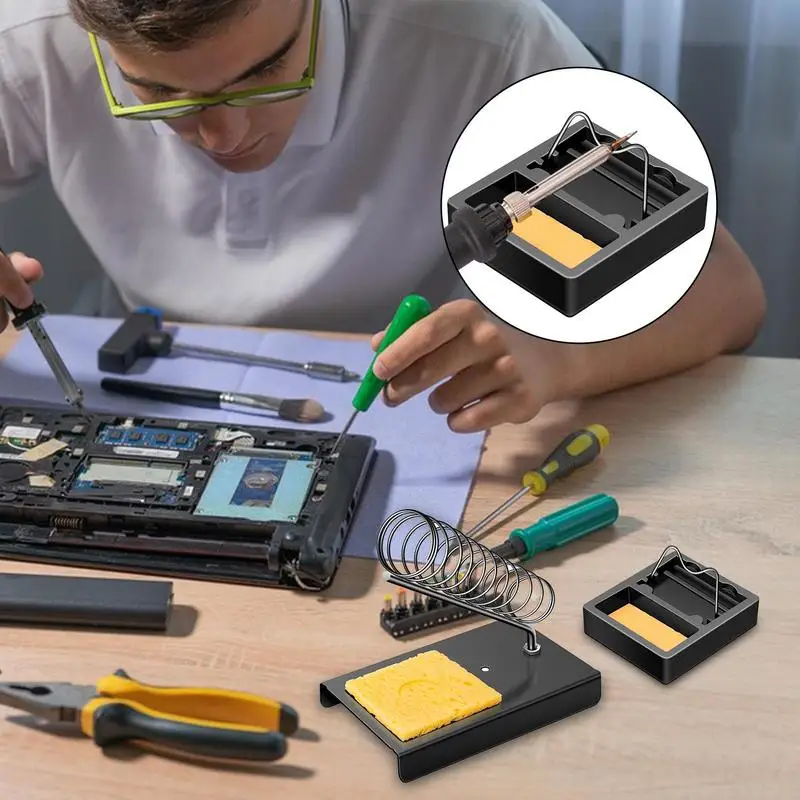 Soldering-Stand-Holder-Metal-Soldering-Iron-Stand-In-Square-Welding ...