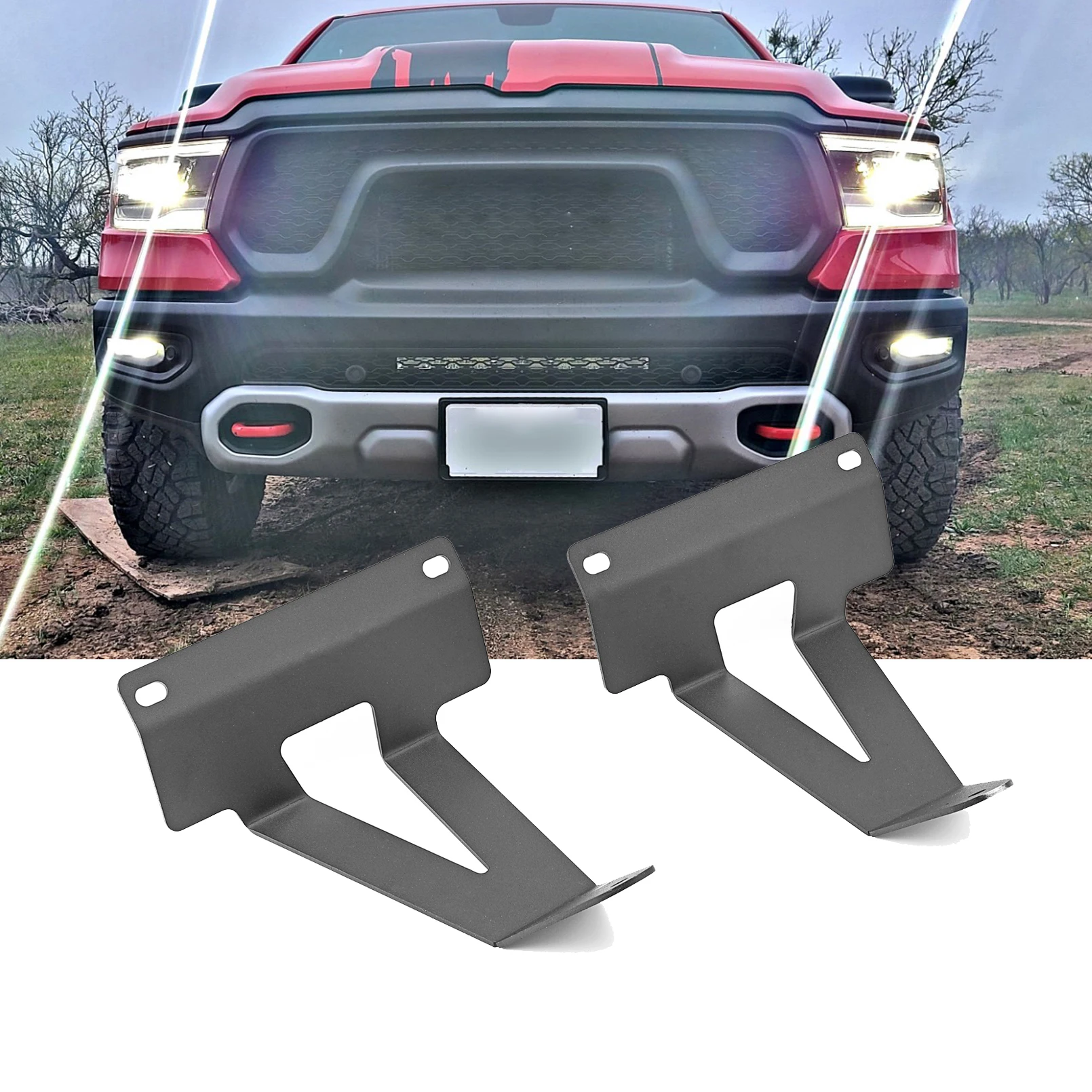 For Dodge Ram 1500 2wd 4wd 2019-2022 Front Grille 20" Led Light Bar ...