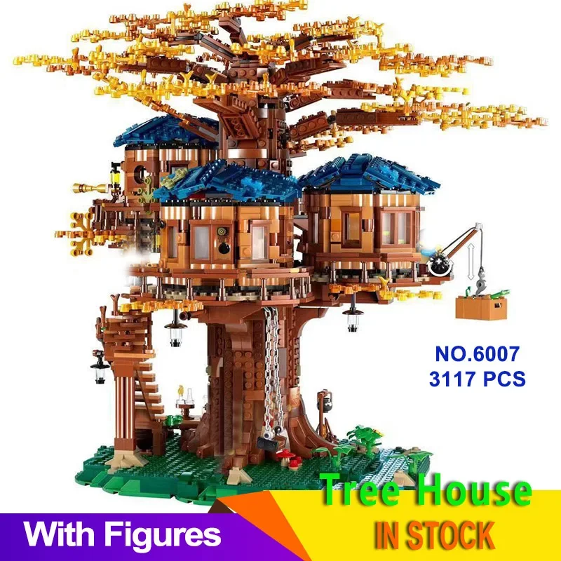 Miniso-Disney-Tree-House-3117-PCS-Leaves-Two-Colours-Model-Building ...