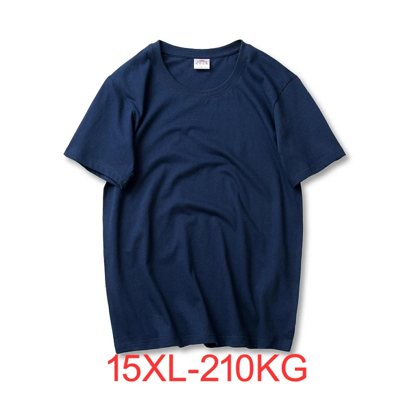 Summer plus Size 12XL 15XL Men T-Shirt short Sleeve tees tops casual ...