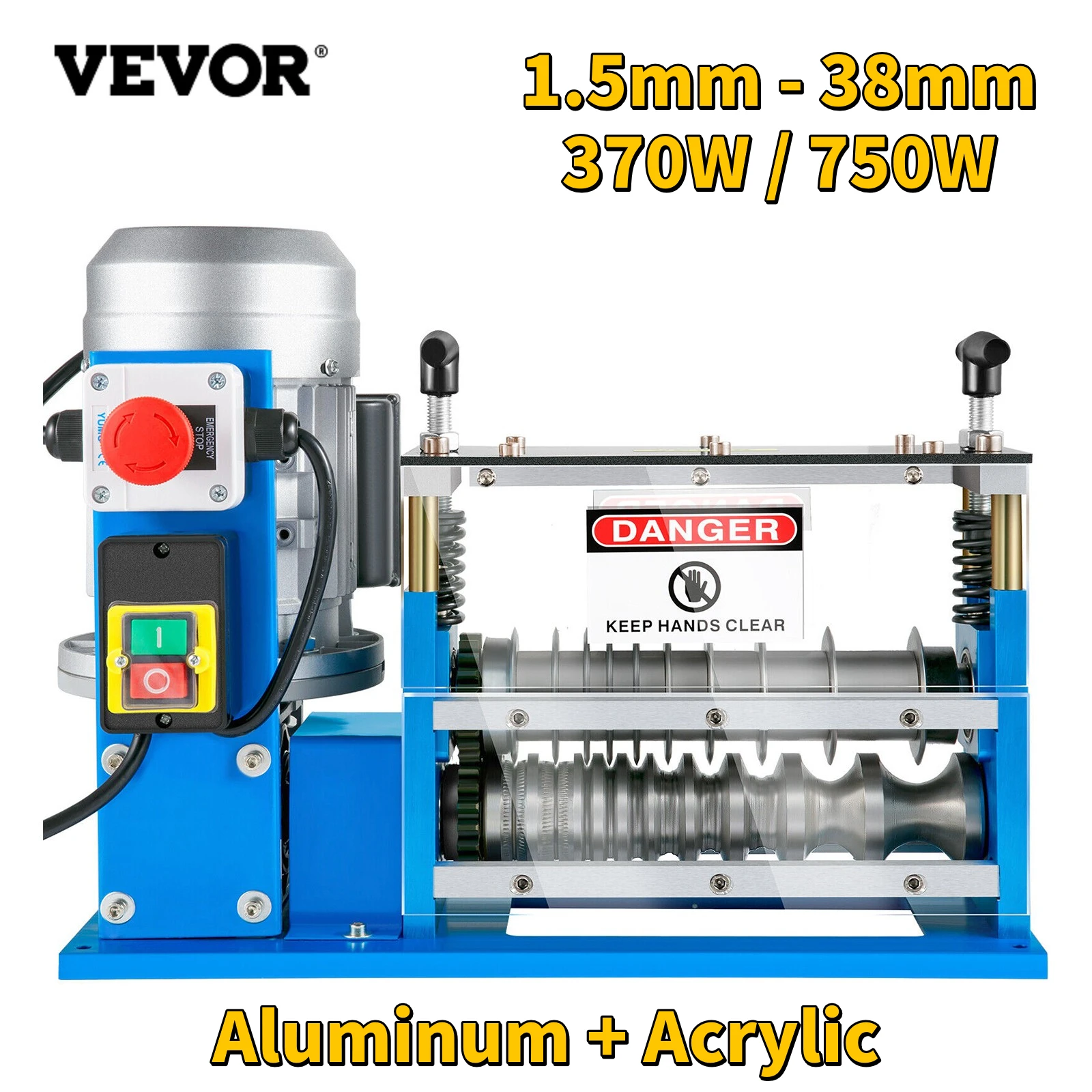 Vevor Electric Wire Stripping Machine With Blade 370w 1.5mm-38mm 220v ...