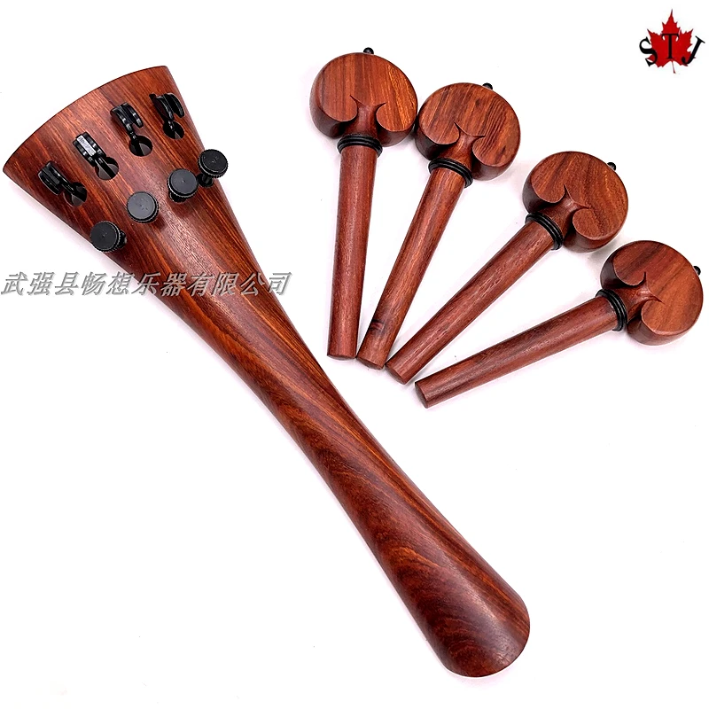 1 set Hand-made 4/4 Cello Accessories parts fittings,rosewood tailpiece ...