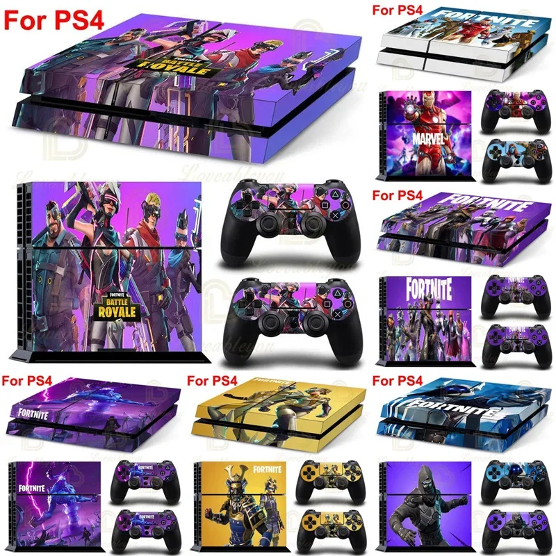FORTNITE-Game-Console-Adesivos-Set-Sony-PS4-Corpo-Inteiro-Cor-Pele ...
