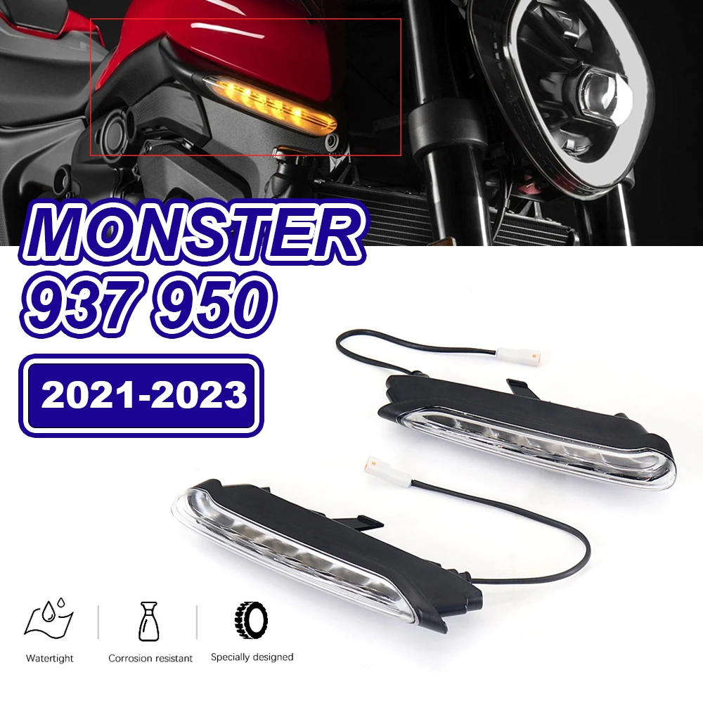 Luz LED intermitente para motocicleta, accesorio para DUCATI Monster ...