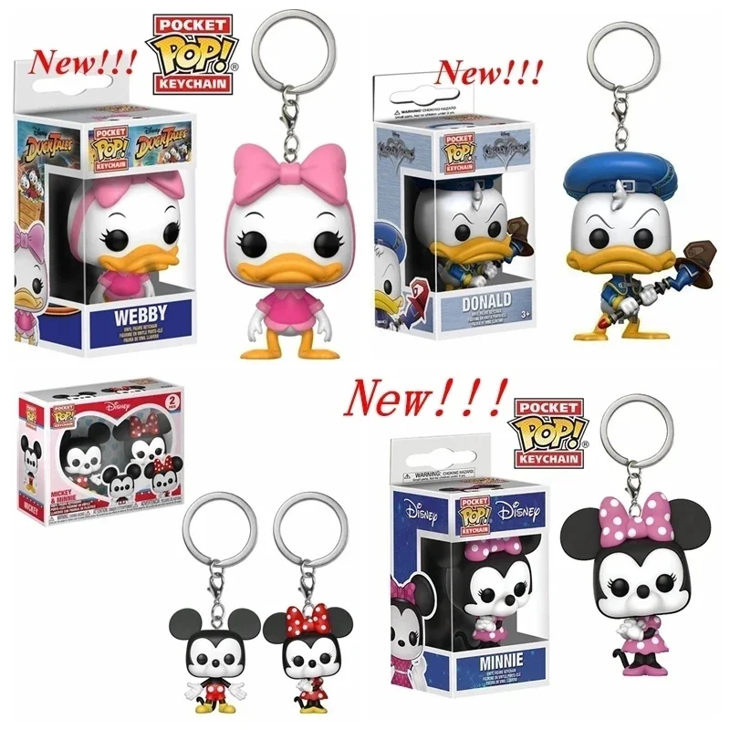 Newest-FUNKO-POP-Keychains-Disney-Series-Mickey-Minnie-Donald-DuckTales ...