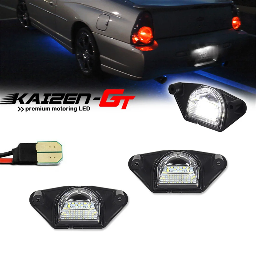 White-LED-Car-License-Plate-Number-Lights-For-Pontiac-Aztek-Firebird ...