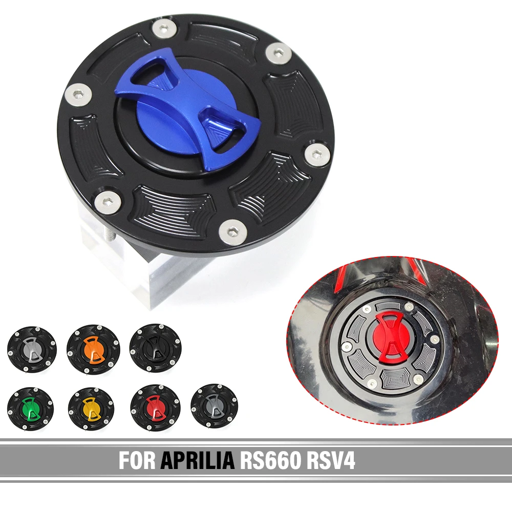 CNC-Fuel-Tank-Cap-Cover-for-Aprilia-RS660-RSV4-1000-RSV1000-Mille ...