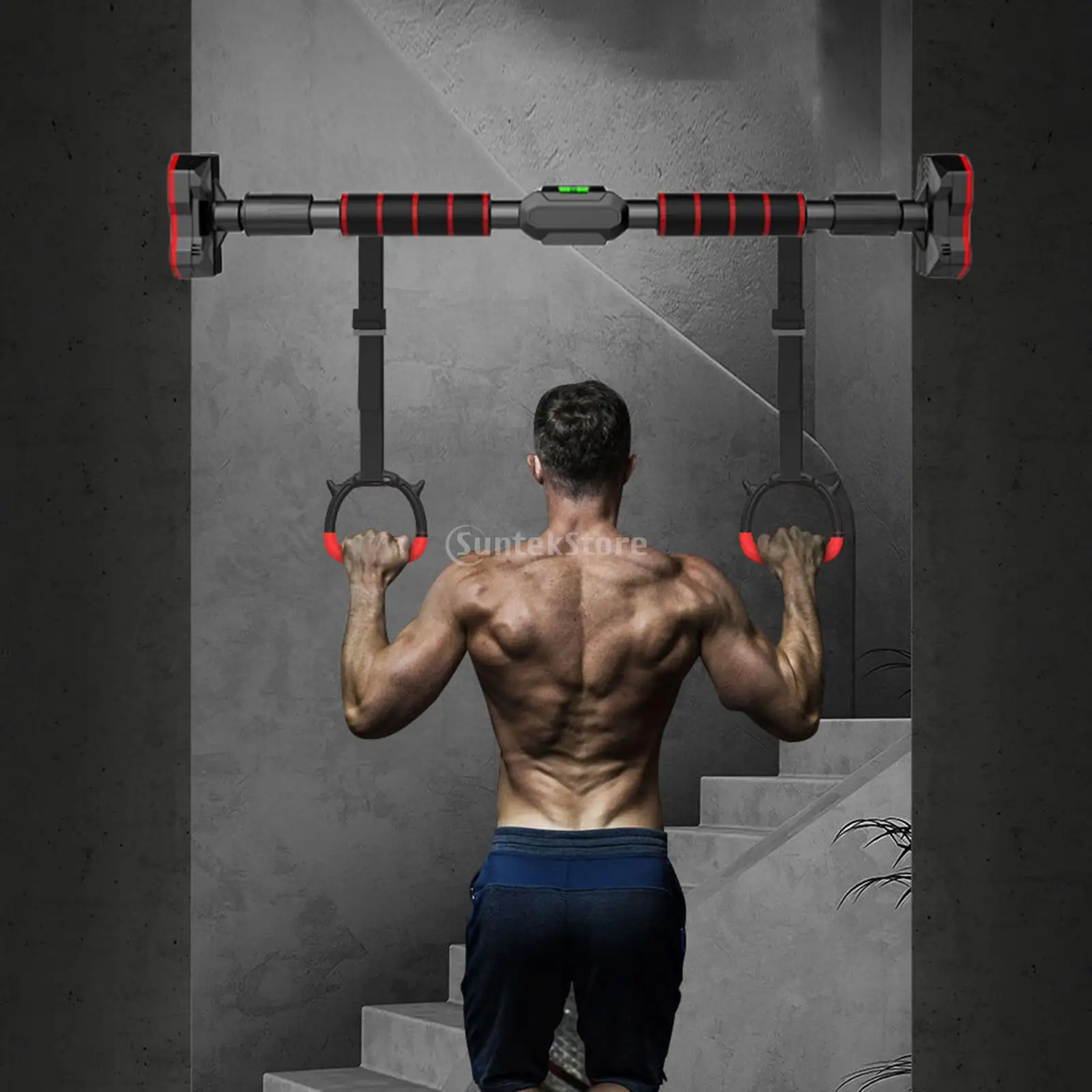 Gymnastics-Rings-300kg-Capacity-Strength-Training-Pull-up-Exercise ...