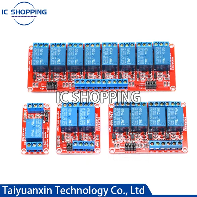 1 2 4 8 Channel 5V 12V Relay Module Board Shield with Optocoupler ...