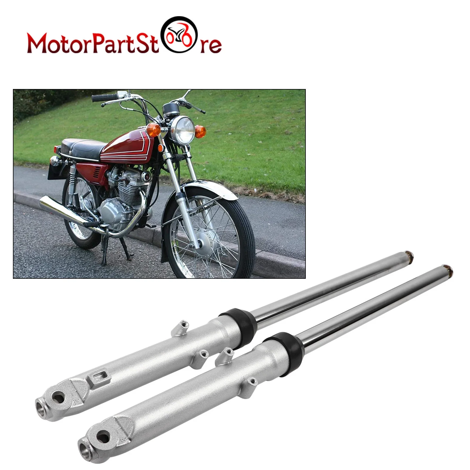 27-Front-Fork-Tubes-Shocks-Absorber-Suspension-for-Honda-CG125-CT90 ...