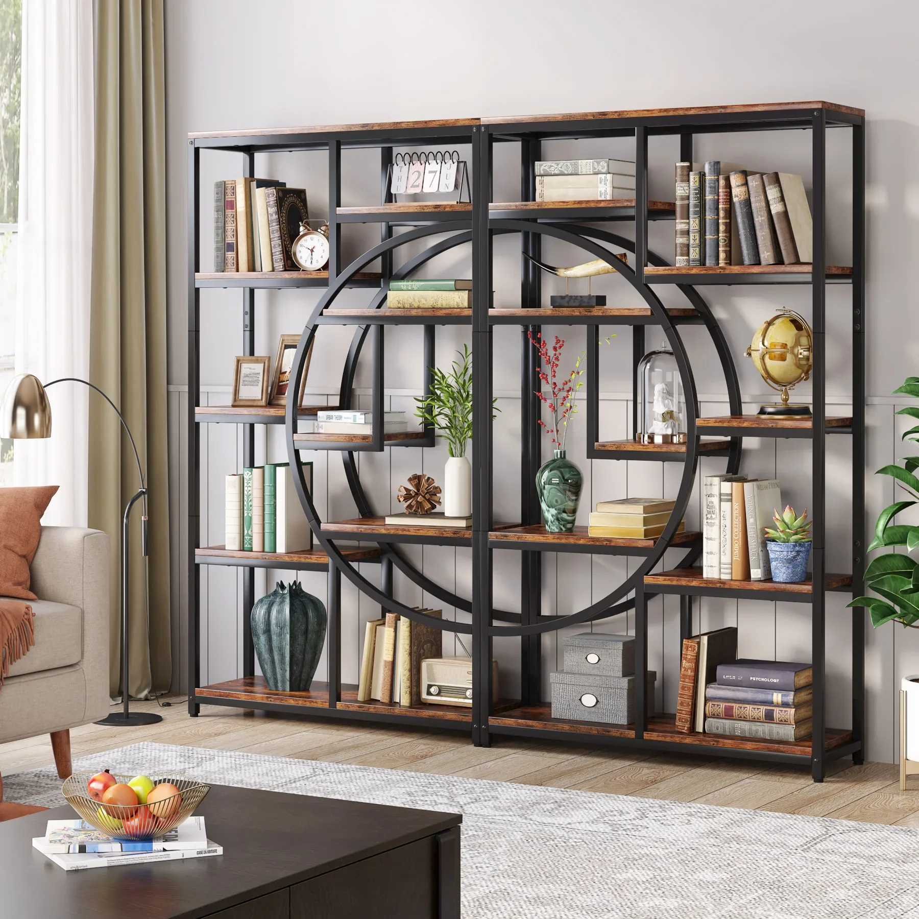 Tribesigns 5-Tier Industrial Bookshelf – About Cozy Living
