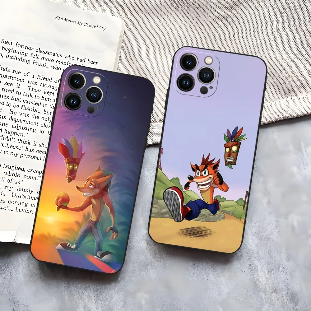 Crash Bandicoot Game Phone Case for iphone 15 14 Pro 13 Mini 11 12 Max ...