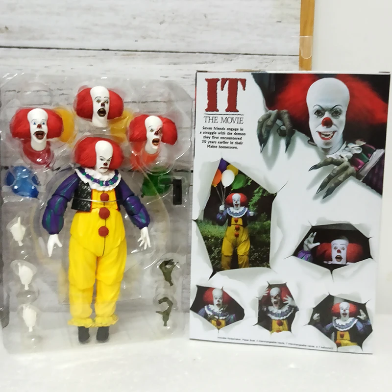 NECA Joker Stephen King Clown Pennywise Action Figure Toys For ...