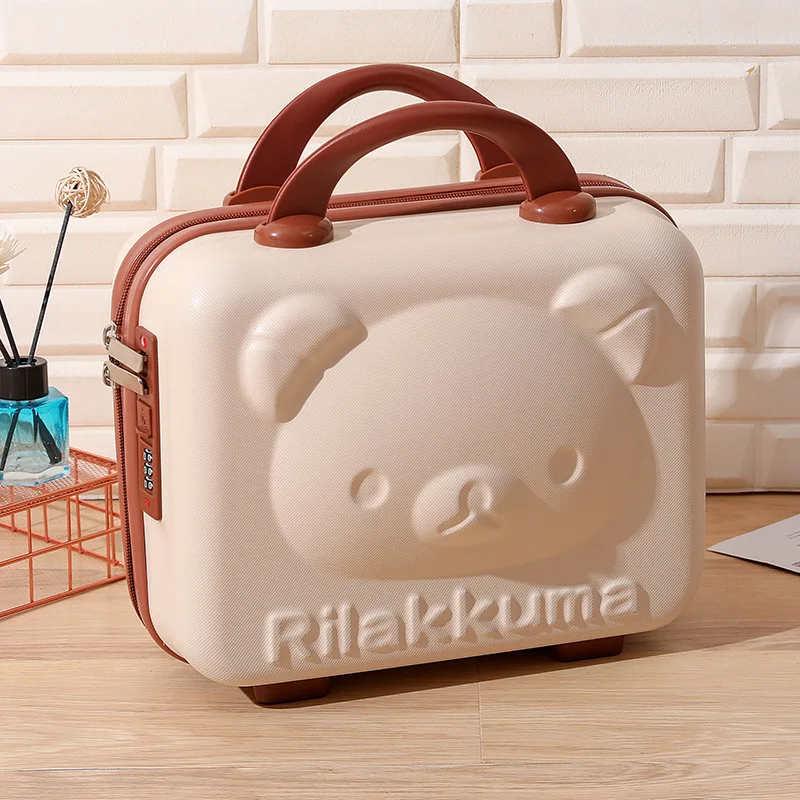 Make Up Storage Case 14-inch Rilakkuma Storage Box Makeup Box Suitcase ...