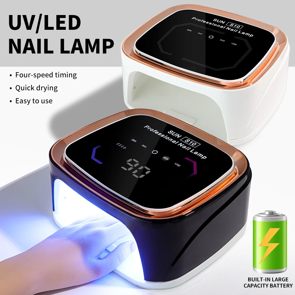 Professional-Rechargeable-Nail-UV-LED-Lamp-Dryer-HD-Display-Smart ...