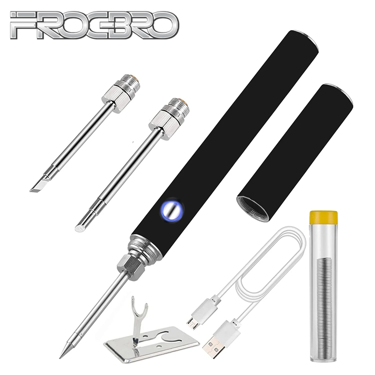 FrogBro-20W-Cordless-Soldering-Iron-USB-Rechargeable-Portable-Soldering ...