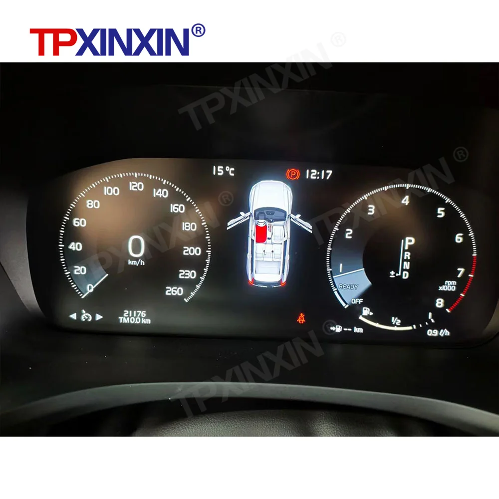 Linux-Digital-Cluster-For-Volvo-XC90-S60-XC60-S90-2013-2019-Dashboard ...