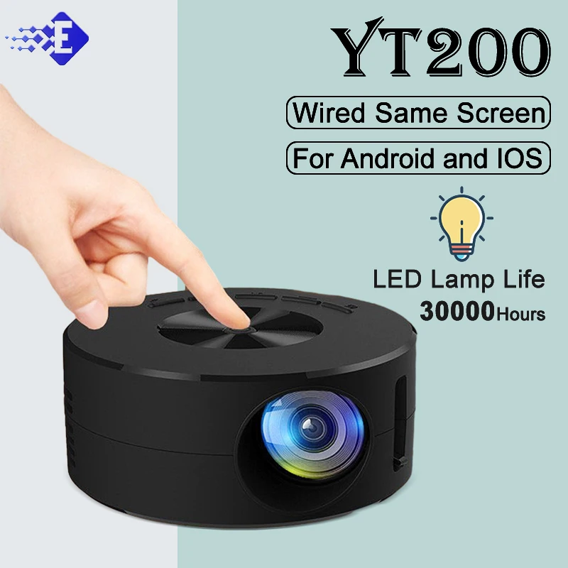 YT200-LED-Mobile-Video-Mini-Projector-Outdoor-360-Home-Theater ...