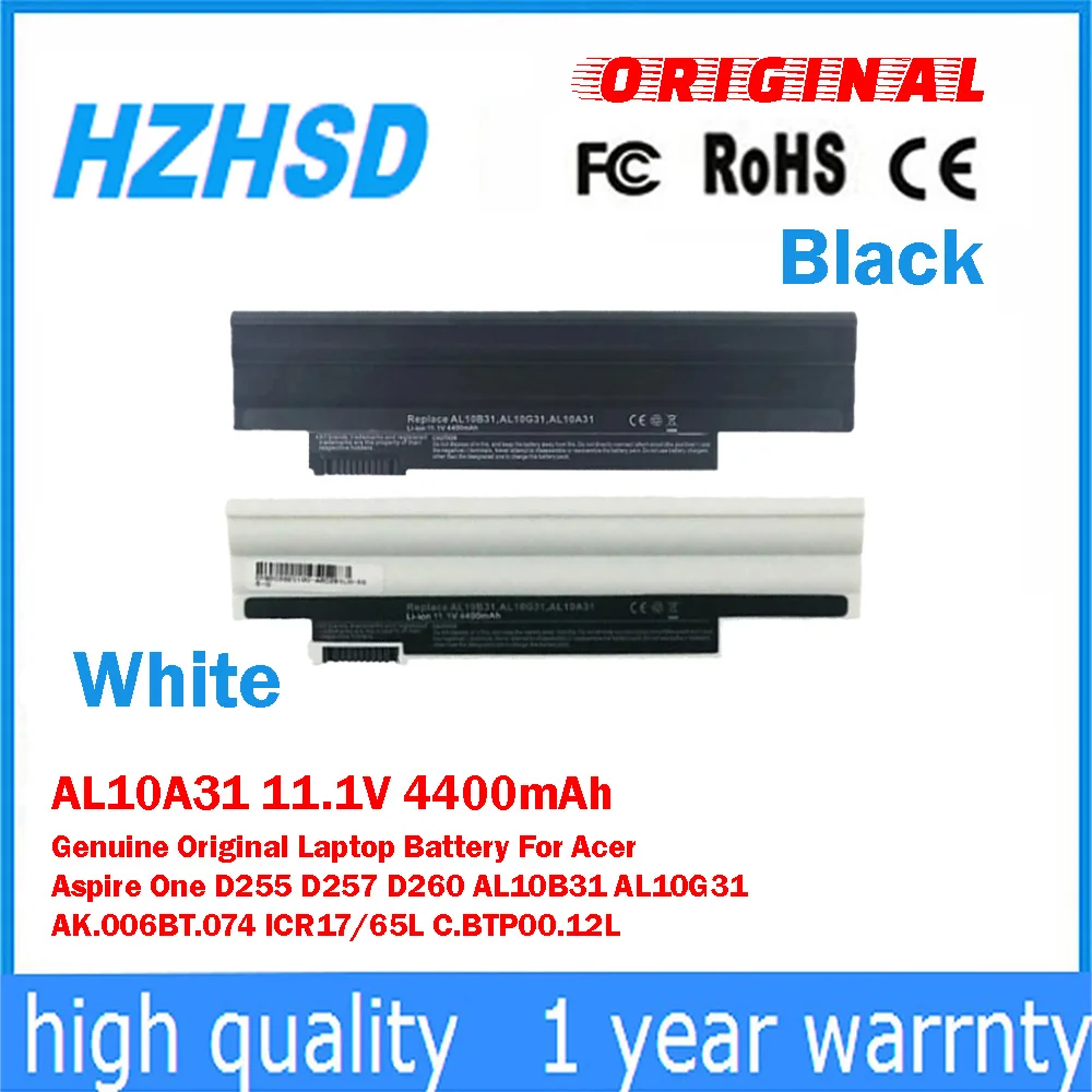 AL10A31 11.1V 4400mAh Genuine Original Laptop Battery For Acer Aspire ...