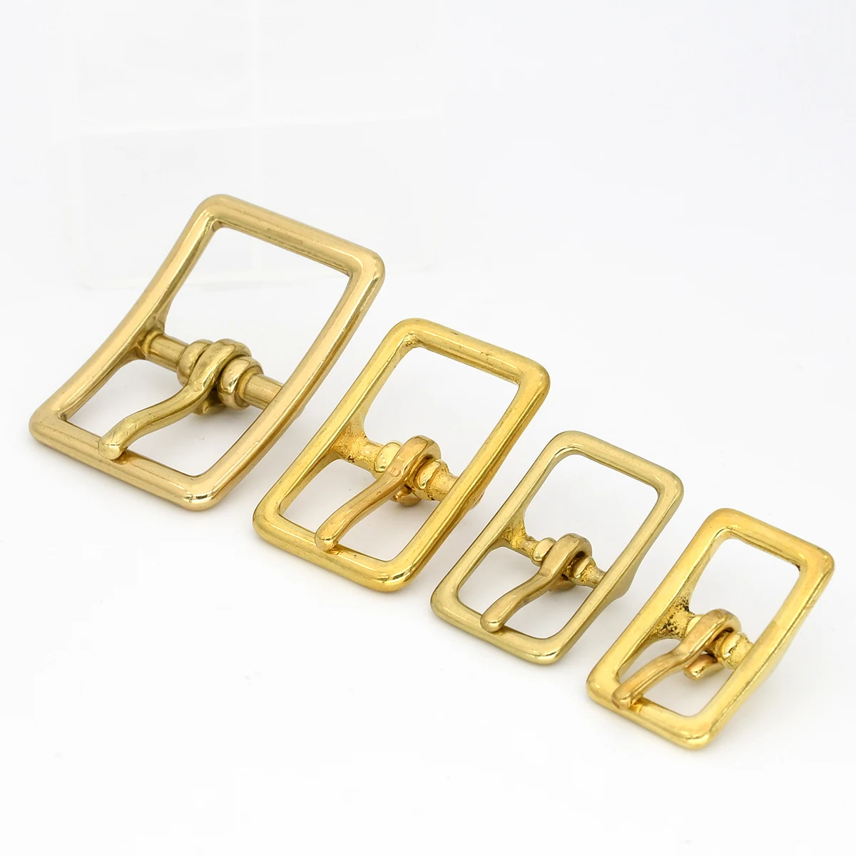 1-Piece-Brass-Belt-Buckle-Adjust-Tri-glide-Pin-Buckle-for-Leathercraft ...