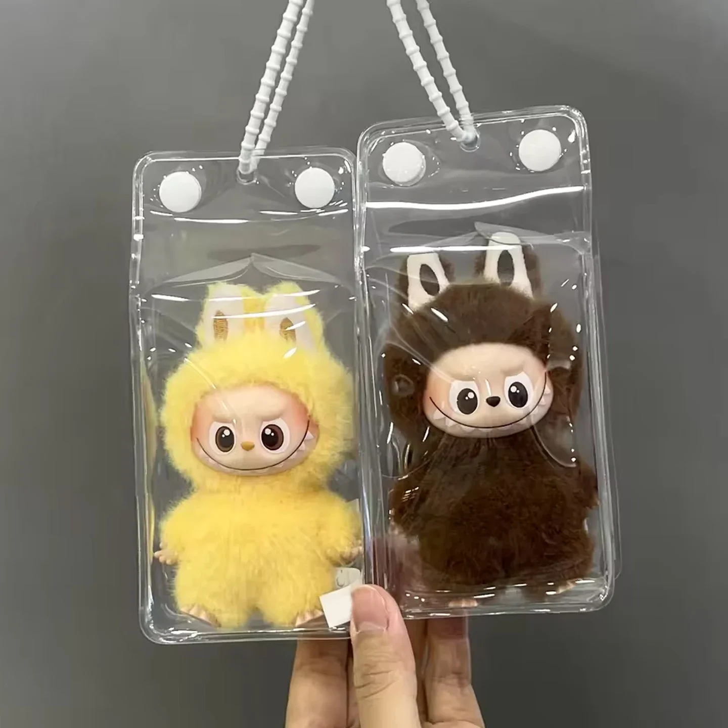 1/3Pcs Protective Case 10cm Outgoing Display Bag For Labubu 4.0 The ...