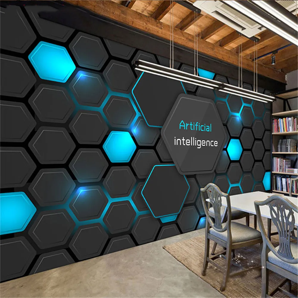 Custom papel de parede 3d background Geometric figure bump wallpaper ...