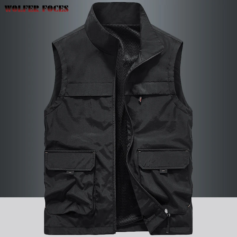 Summer Vest Men Outdoors Gilets Photography Camping Coat Men's Vests ...