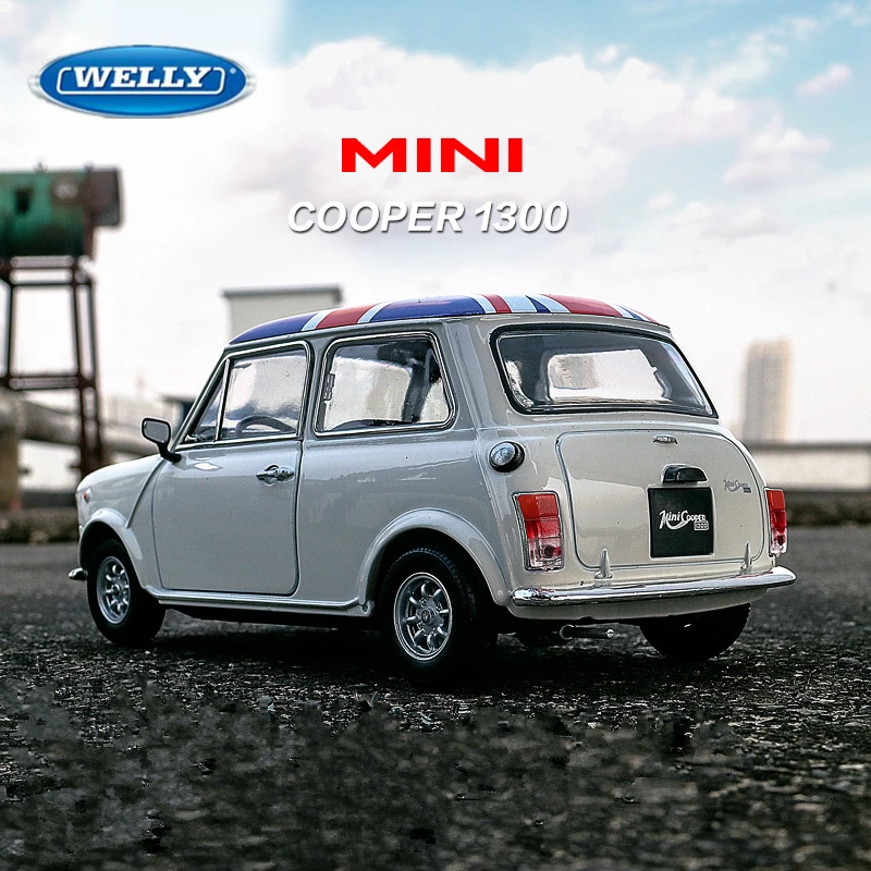 WELLY-1-24-MINI-COOPER-1300-Alloy-Car-Model-Diecast-Metal-Classic-Mini ...