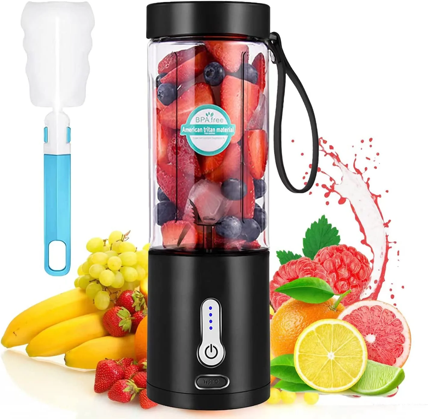 530ML-Portable-Electric-Juicer-Mini-Fruit-Blender-Cheese-Smoothie ...