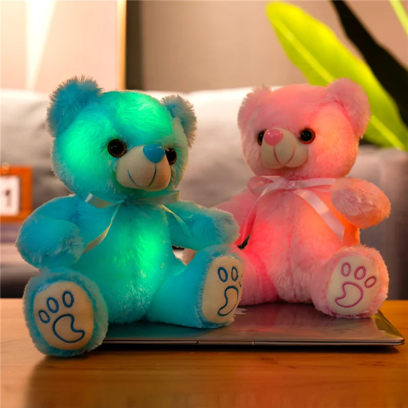 22cm-Cute-Creative-Luminous-Bear-Plush-Toy-Teddy-Bear-Doll-Glowing-Led ...