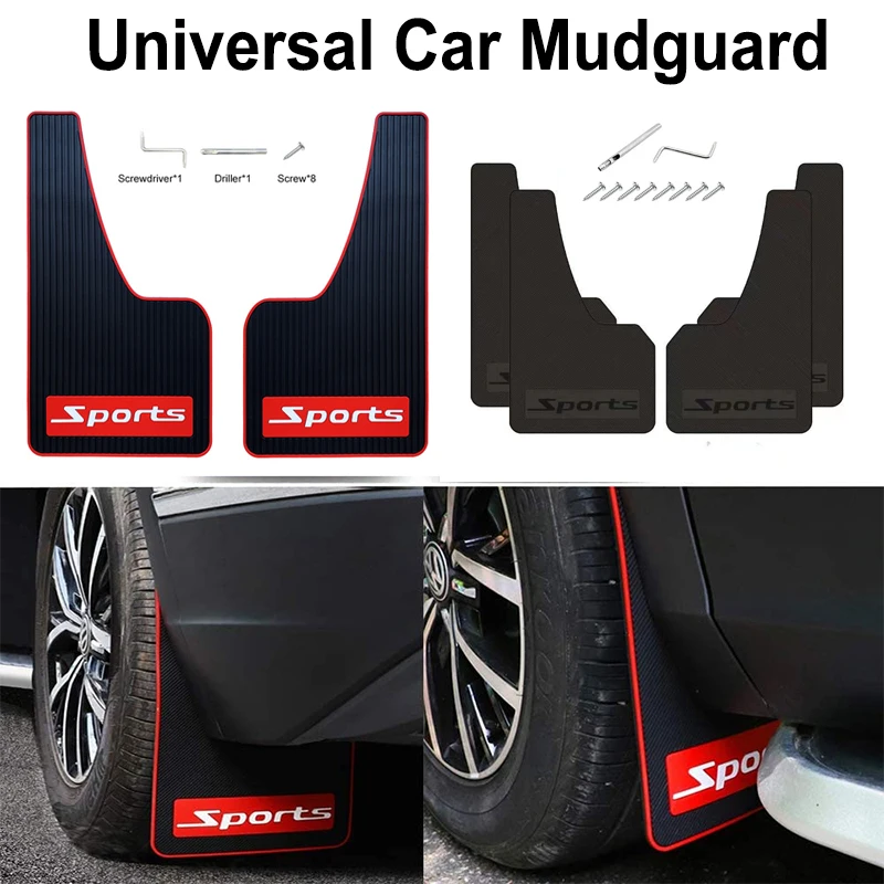 4PCS-Universal-Car-Front-Rear-Mudflaps-Mud-Flaps-Flap-Splash-Guards ...