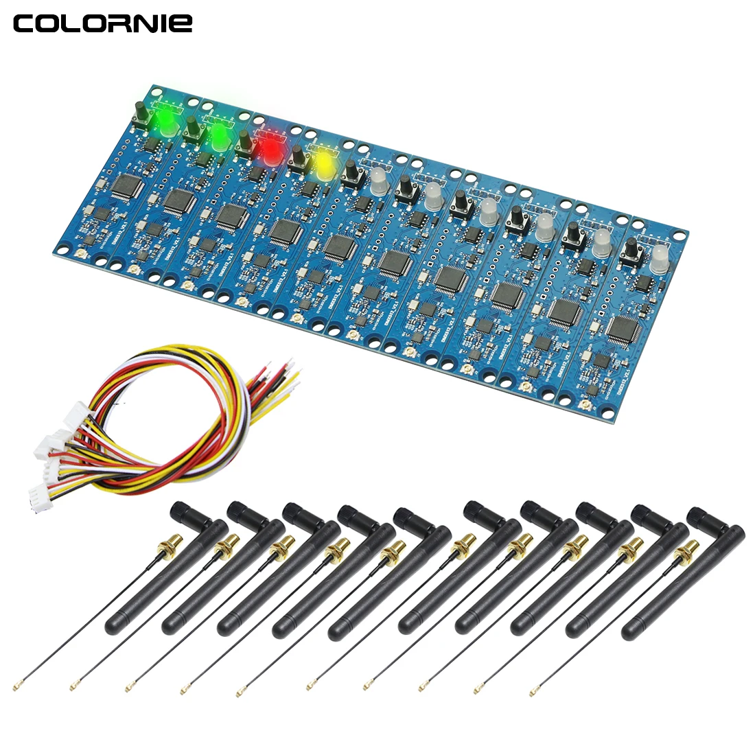 10pcs/Lot 2.4G Wireless DMX Module Board 2 in 1 Transmitter & Receiver ...