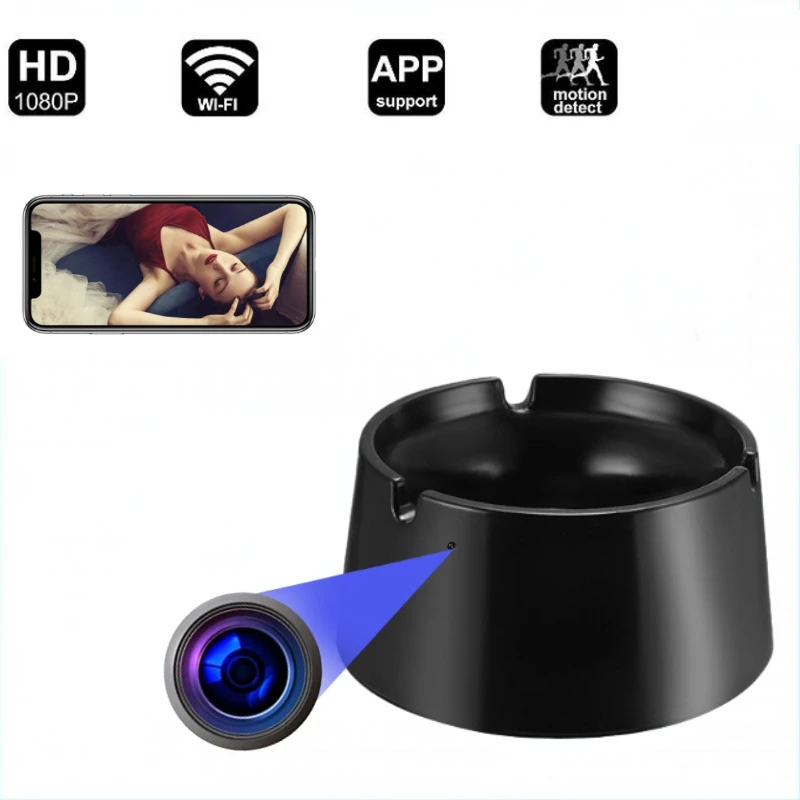 1080P-Full-HD-Mini-Camera-with-WIFI-Ashtray-Camera-Loop-Recording ...