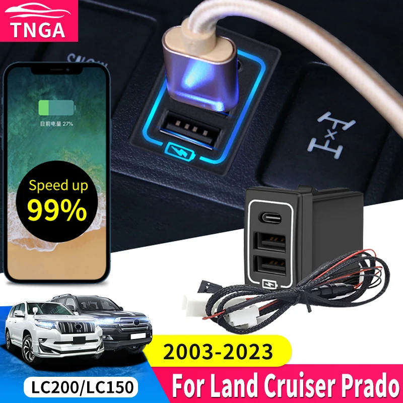 For-Toyota-USB-Charging-Plug-PD-Type-C-Fast-Charging-Interface-Land ...