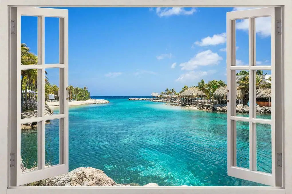 Exotic-Ocean-Beach-Window-Art-Picture-Print-Silk-Poster-Home-Wall-Decor.jpg