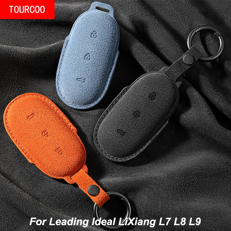 For-Leading-Ideal-LiXiang-L7-L8-L9-Car-Key-Suede-Protective-Cover ...