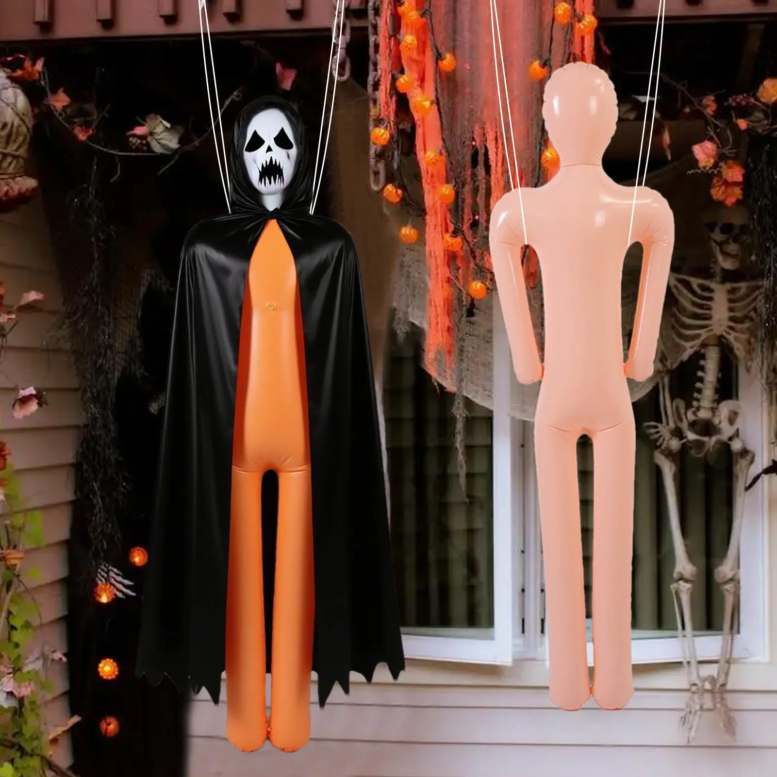 pvc Inflatable Mannequin Cosplay Body Halloween Decoration Realistic ...