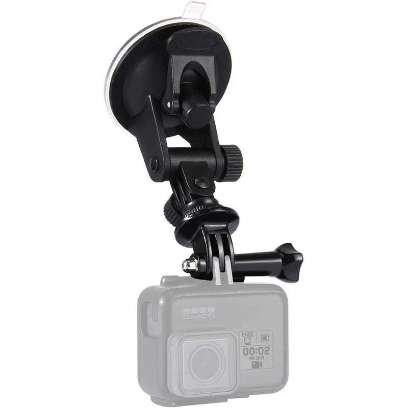 Suction-Cup-Camera-Car-Mount-With-Tripod-Adapter-and-Phone-Holder-for ...