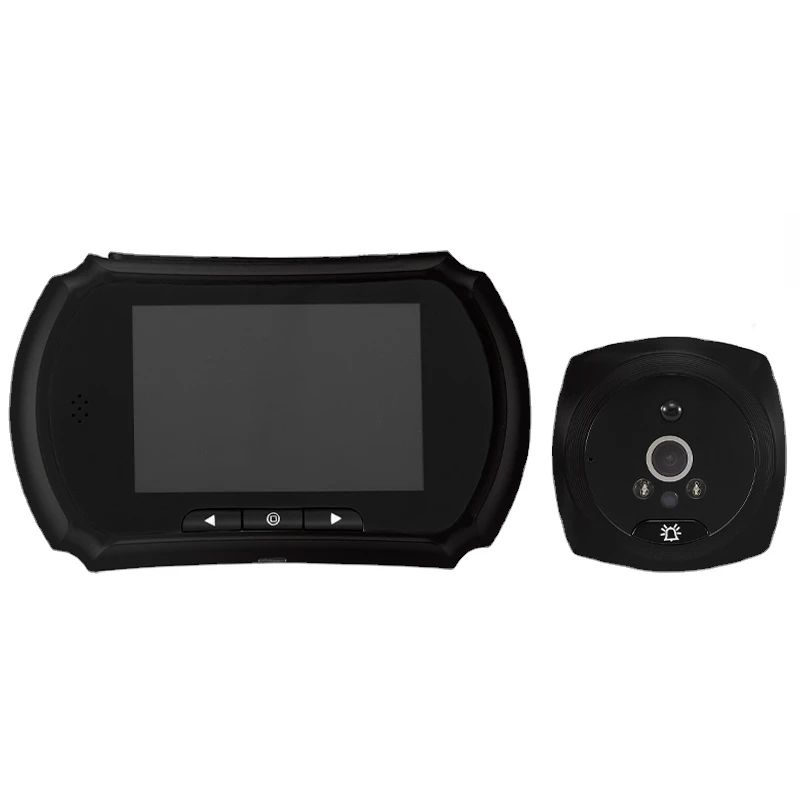3.5'' Peephole Video Doorbell Camera Video Motion Detection Monitor ...