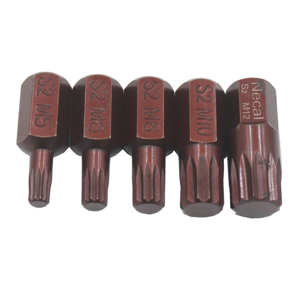 Screwdriver Bit 1Pc 30mm Star Head M5 M6 M8 M10 M12 10mm Hex Shank S2 ...