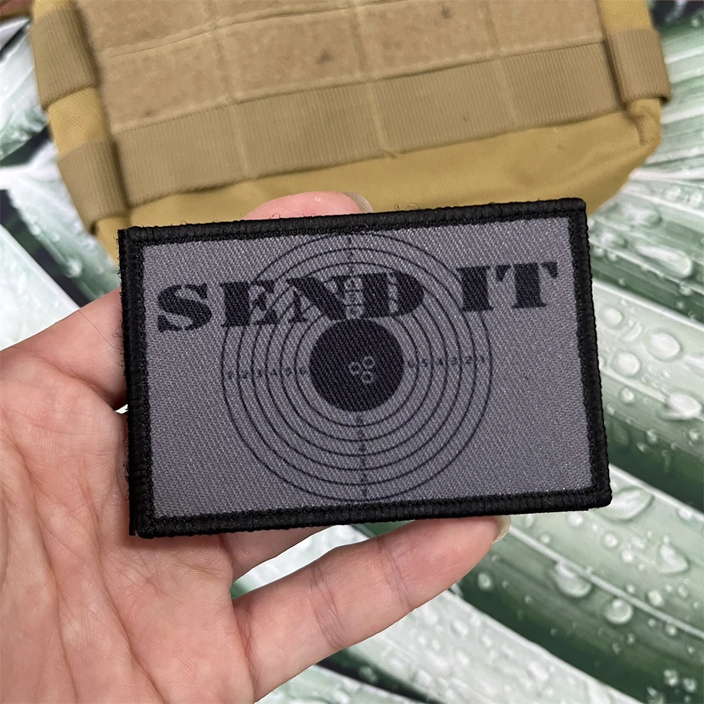 Send-It-Against-A-Rifle-Target-Morale-Badge-Patches-Tactical-Army ...