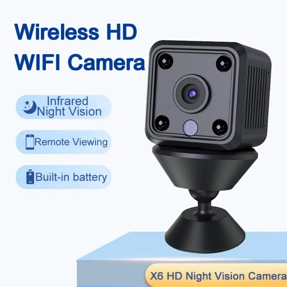 X6 Mini IP Camera WiFi Sports Camera HD 1080P Wireless Security ...