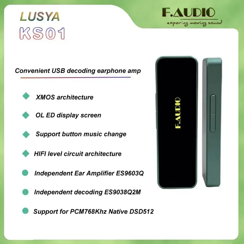 LUSYA-F-AUDIO-KS01-ES9603Q-amplificador-de-auriculares-con-decodificaci-n-USB-pantalla-OLED-XMOS ...