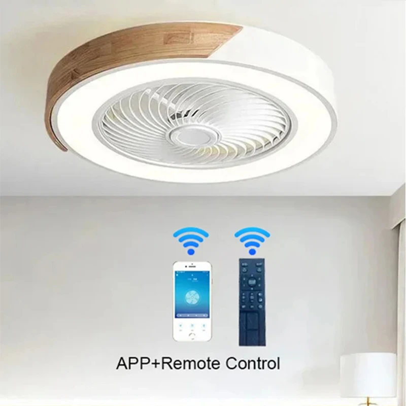 smart-ceiling-fan-LED-lights-remote-control-for-Living-Room-bedroom ...