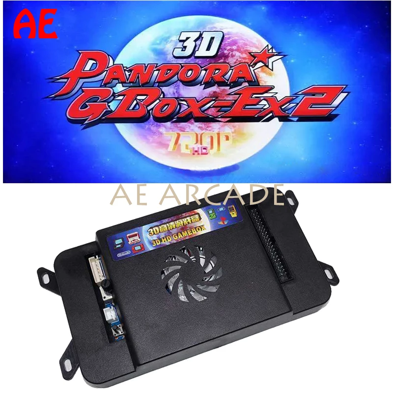 3D 판도라 GBOX EX2 2022 in 1 홈 에디션 박스 아케이드 게임 박스 카트리지, PCB 4300 P VGA 및 ...